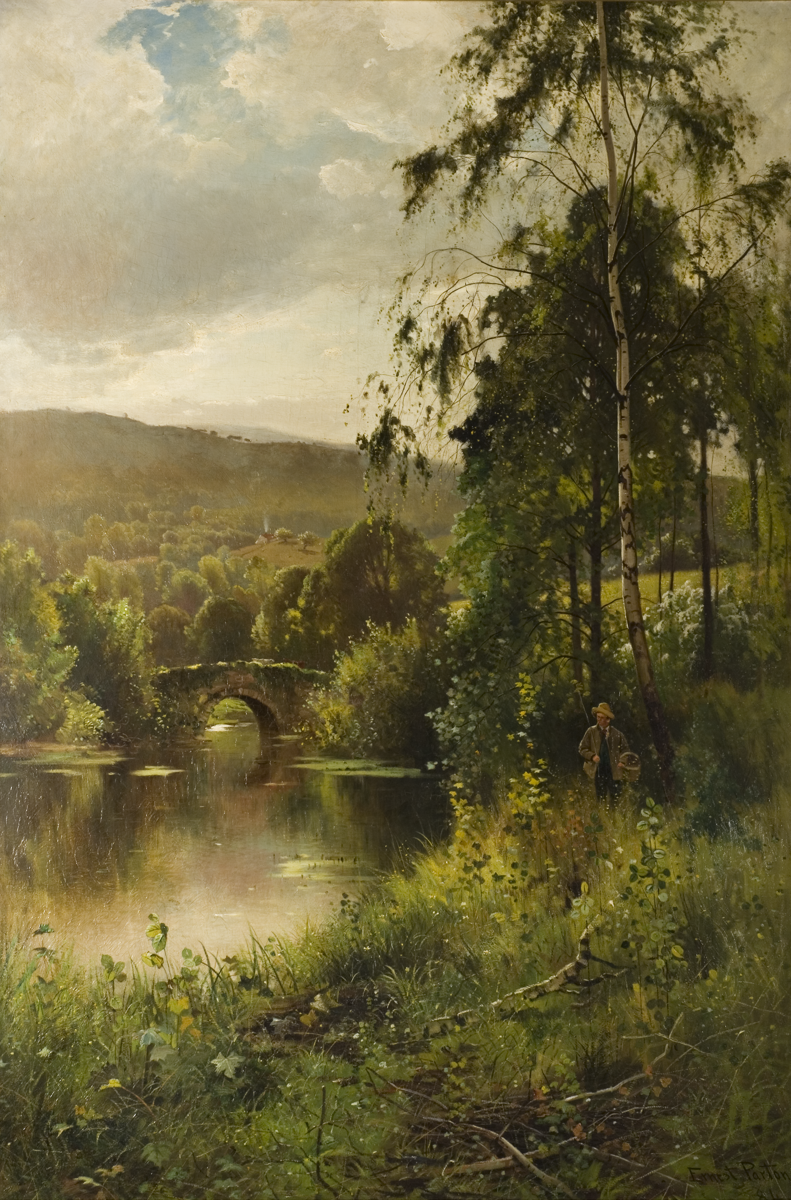 Landscape in Derbyshire by Ernest Parton – Sunderland Museum