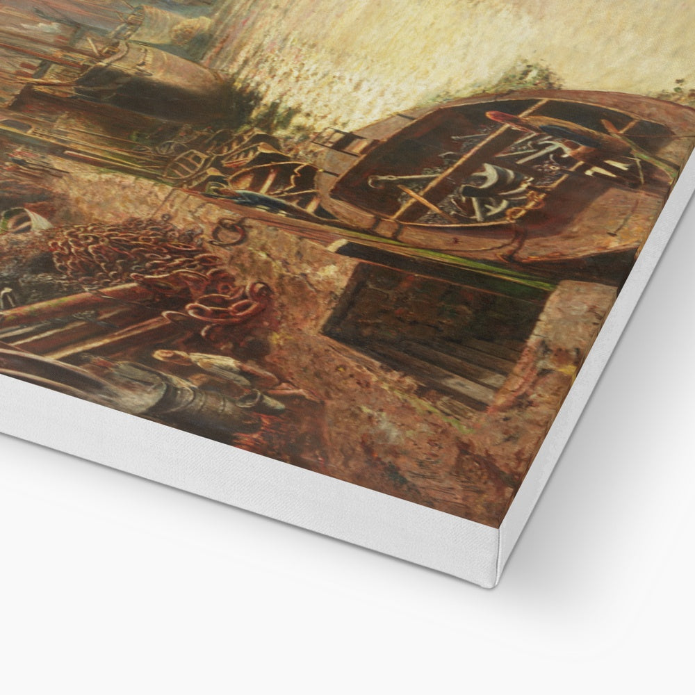 Printed Canvas - Old Sunderland by Thomas Hemy – Sunderland Museum